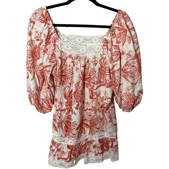 Nicole Miller | Tops | Artelier Nicole Miller Womens Large Linen ...